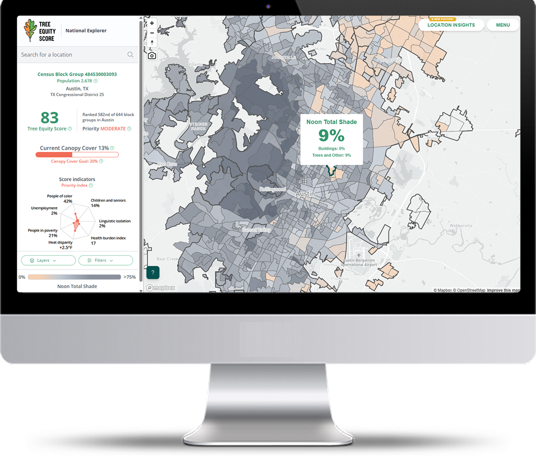 Shade Mapping - Shade Is Essential. Trees Make It Possible.